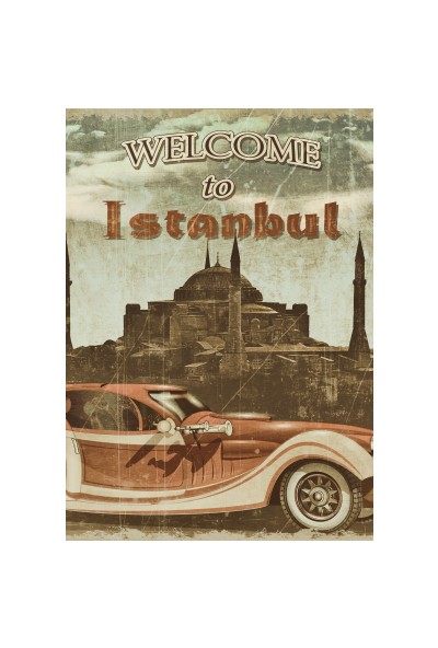 Hayat Poster Welcome To Istanbul 30 x 45 cm Kuşe Poster Silindir Kutulu Kargo Hayat Poster Welcome To Istanbul 30 x 45 cm Kuşe Poster Silindir Kutulu Kargo