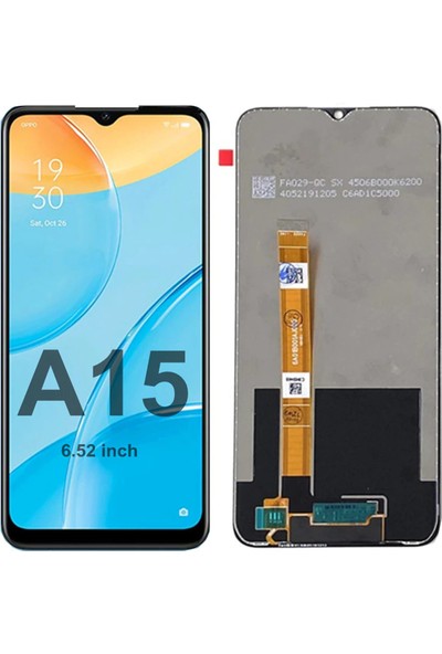 Oppo A15 Için Lcd+Dokunmatik
