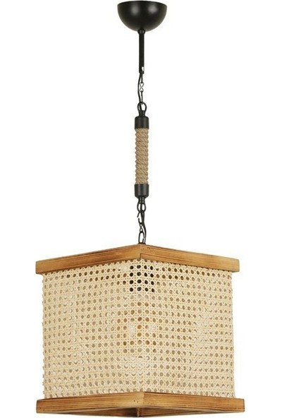 Hiper Martin Tekli Yanık Rattan Sarkıt 8574-1 Hiper Martin Tekli Yanık Rattan Sarkıt 8574-1