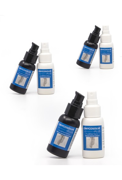 Onycosolve Plus Ayak ve Tırnak Mantarı Bakım Seti 3'lü