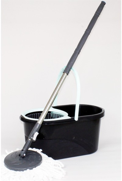 Zambak Mop Temizlik Kovası Dönerli Balerina Siyah Z2