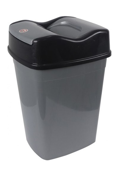Sönmez Çift Kapaklı Plastik Çöp Kovası 10 Lt