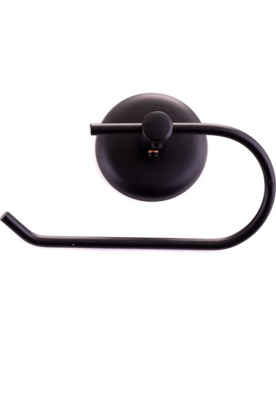 Sas Tuvalet Kağıtlığı Tuvalet Kağıdı Askısı Kapaksız SIYAH-107