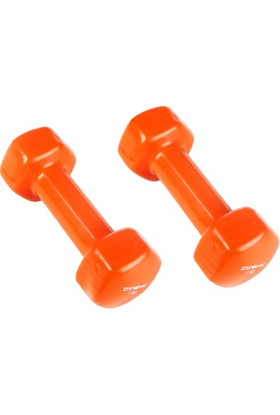 Dynamic Eco 1 kg x 2 Adet Vinyl Kaplı Dambıl Set ( Içi Demir ve Karışım )