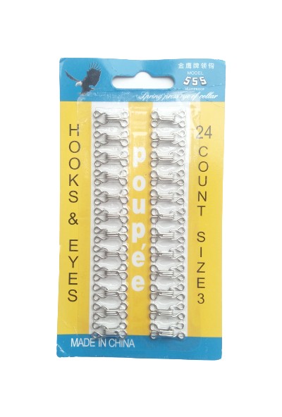 Kezban Tekstil Agraf Kopça Metal Gümüş 3 No 24 Adet Kezban Tekstil Agraf Kopça Metal Gümüş 3 No 24 Adet