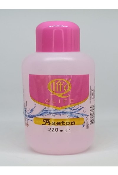 Qlife Pembe Aseton Oje Çıkarıcı 220 ml