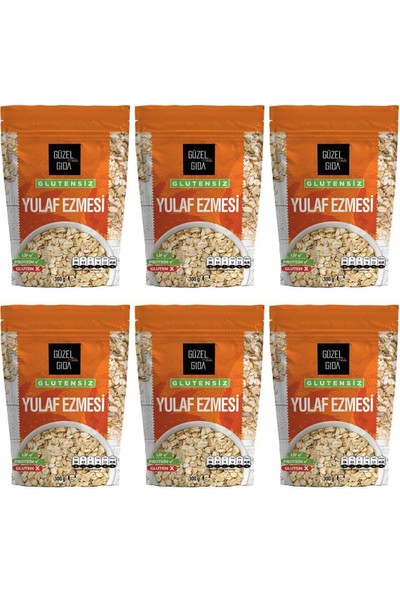 Güzel Ada Gıda Güzel Gıda 6'lı Glutensiz Yulaf Ezmesi 300 gr X6 Güzel Ada Gıda Güzel Gıda 6'lı Glutensiz Yulaf Ezmesi 300 gr X6