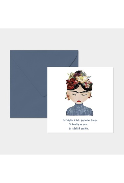 Hrs Kartpostal Tebrik Kartı ZARFA184 Sevgi Arkadaşlık Dostluk Kardeşlik Çiçek