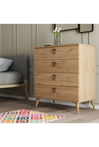 Mezza Versace 4 Çekmeceli Şifonyer Sepet 3612 Mezza Versace 4 Çekmeceli Şifonyer Sepet 3612