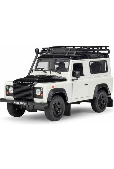 Welly Land Rover Defender 1/24 Ölçek Model Araba-Beyaz Welly Land Rover Defender 1/24 Ölçek Model Araba-Beyaz