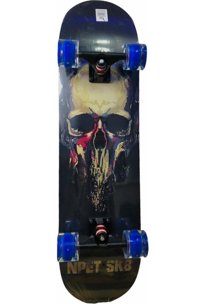 Çevik Polat Profesyonel Zımparalı Silikon Tekerli Işıklı Kaykay