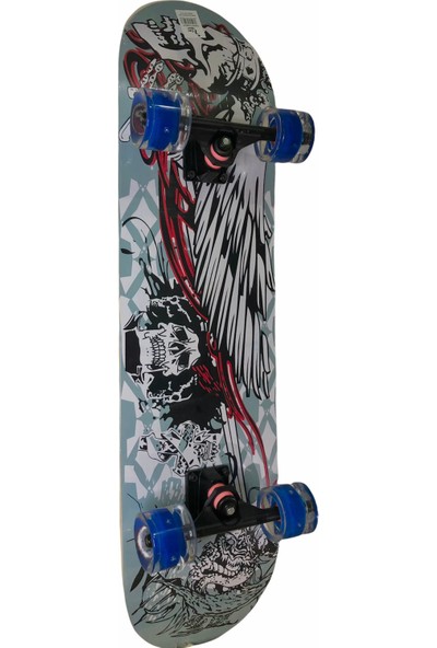 Çevik Polat Profesyonel Zımparalı Silikon Tekerli Işıklı Kaykay