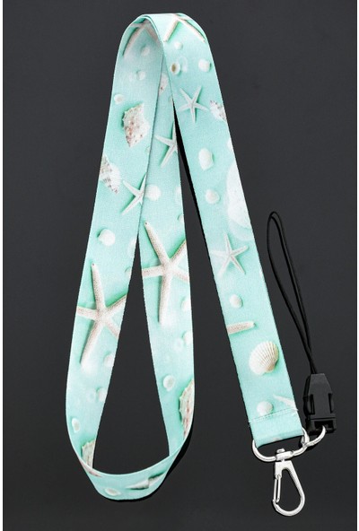 Apptakı Deniz Kabuğu Deniz Yıldızı Yaka Kartı Boyun Askı Ipi Telefon Askı Ipi - ASK0166 Apptakı Deniz Kabuğu Deniz Yıldızı Yaka Kartı Boyun Askı Ipi Telefon Askı Ipi - ASK0166