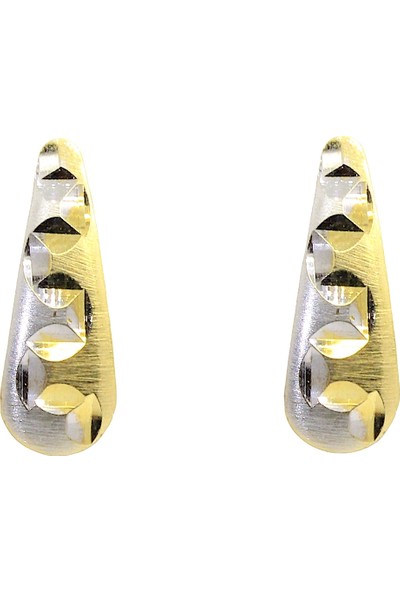 Cigold Cigold Taşsız 14 Ayar Altın 1.17 gr Küpe