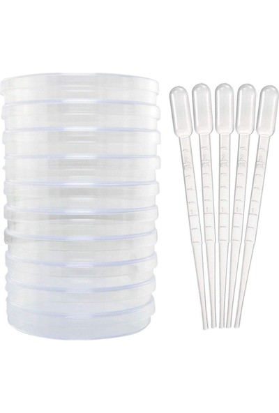 Petri Kabı 90 mm x 10 Adet Pipet 3 ml x 5 Adet Petri Kabı 90 mm x 10 Adet Pipet 3 ml x 5 Adet