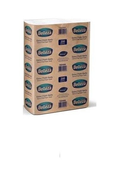 Belleza Z Katlı Havlu 200 Yaprak 12LI