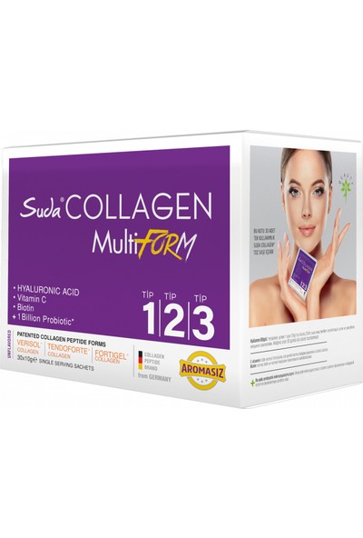 Suda Collagen Multıform Aromasız 10GX30 Sachet Suda Collagen Multıform Aromasız 10GX30 Sachet