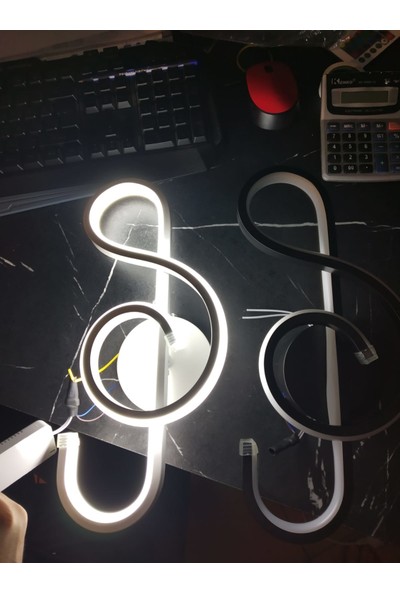 Stokta Ne Var Dekoratif Sol Anahtarı Dizaynlı Kendinden Ledli 18W Dekoratif LED Aplik