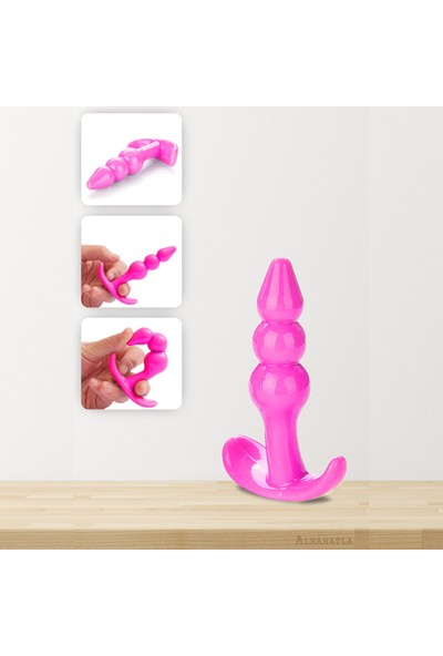 Anal Plug Dildo Model-D Pembe
