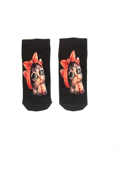 ST Kedili Dijital Çorap