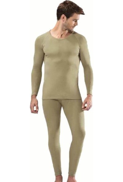 Bkmc Tutku Erkek Termal Takım Içlik Fanila Atlet-Tayt Şardonlu Takım