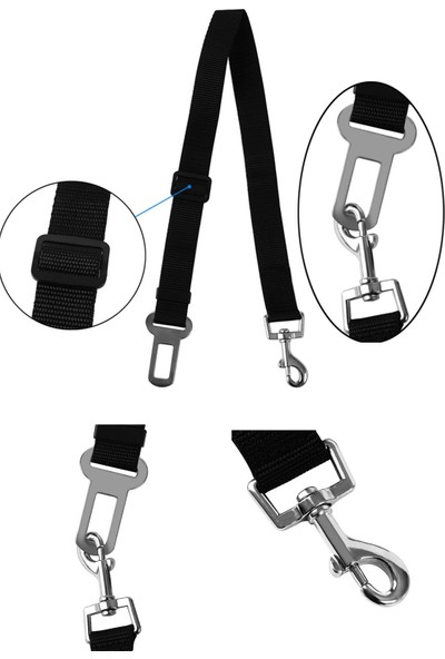 Ensaray Emniyet Kemerine Takılabilen Kedi ve Köpek Emniyet Kemeri