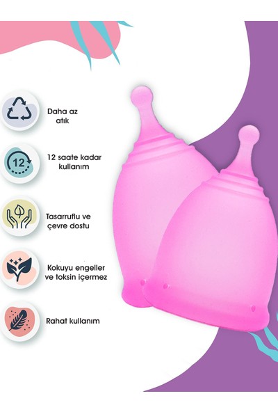 Aurrari Regl Kabı - Adet Kabı -Menstrual Kap
