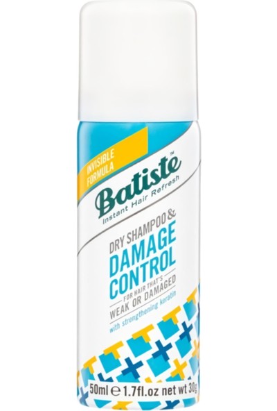 Batiste Yıpranma Karşıtı Kuru Şampuan- Hair Benefits Damage Control Dry Shampoo 50 ml Batiste Yıpranma Karşıtı Kuru Şampuan- Hair Benefits Damage Control Dry Shampoo 50 ml