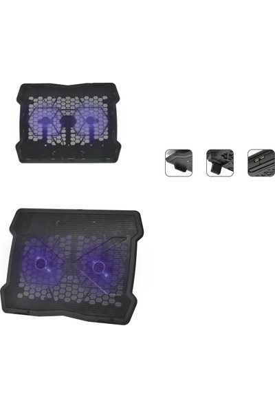 Bix BX-CP01W Notebook Soğutucu Stand (2 Fanlı) Bix BX-CP01W Notebook Soğutucu Stand (2 Fanlı)
