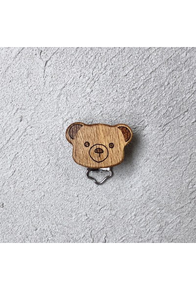 Zuzugurumi Organik Kayın Ayıcık Klips