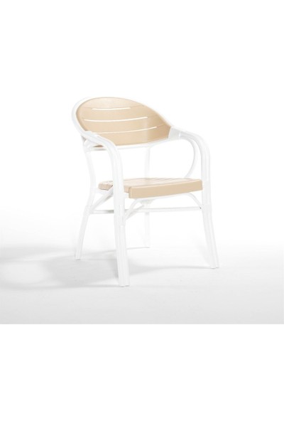 Fatih Novussi Bamboo Koltuk Beyaz Fildişi Fatih Novussi Bamboo Koltuk Beyaz Fildişi