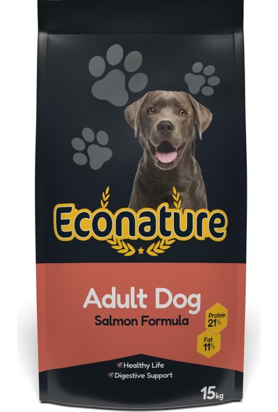 Econature Somonlu Yetişkin Köpek Maması 15 Kg