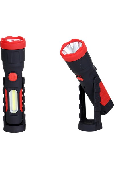 S-Link SL-F999 3W+3W Ledli Dönen Stantlı Pilli LED El Feneri S-Link SL-F999 3W+3W Ledli Dönen Stantlı Pilli LED El Feneri