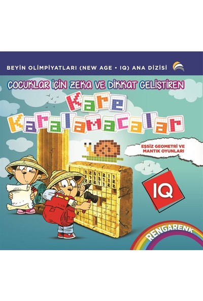 Çocuklar Için Zeka ve Dikkat Geliştiren Kare Karalamacalar - Bahar Çelik Çocuklar Için Zeka ve Dikkat Geliştiren Kare Karalamacalar - Bahar Çelik