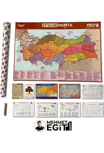 Kr Akademi 2021 Mehmet Eğit KPSS - AYT - TYT Efsane Harita (10 Ürünlük Set) Kr Akademi 2021 Mehmet Eğit KPSS - AYT - TYT Efsane Harita (10 Ürünlük Set)