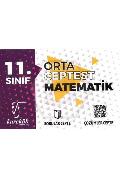 Karekök Yayıncılık 11. Sınıf Matematik Ceptest (Orta)