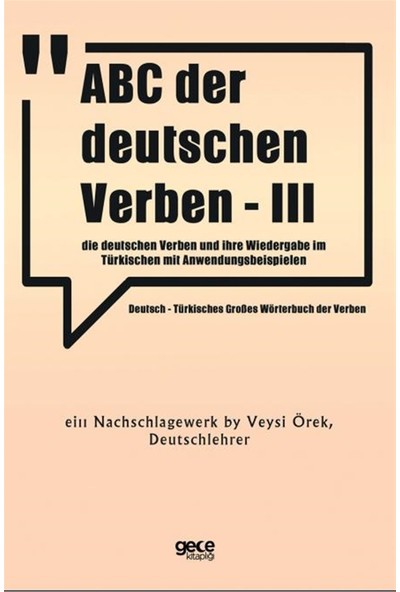 Gece Kitaplığı Abc Der Deutschen Verben - 3