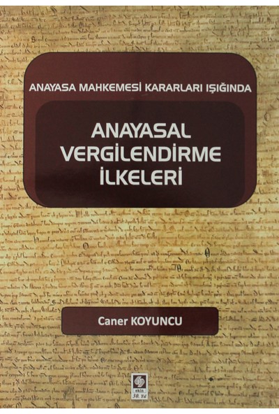 Anayasal Vergilendirme Ilkeleri