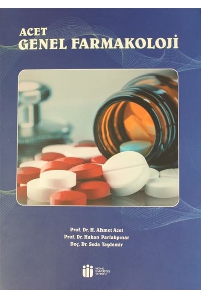 İnönü Üniversitesi Yayınları Acet Genel Farmakoloji