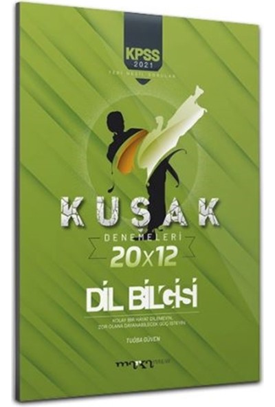 Marka Yayınları 2021 KPSS Dil Bilgisi Kolaydan Zora 20 Kuşak Deneme