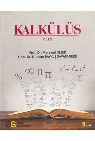 Atlas Akademi Kalkülüs Cilt 2