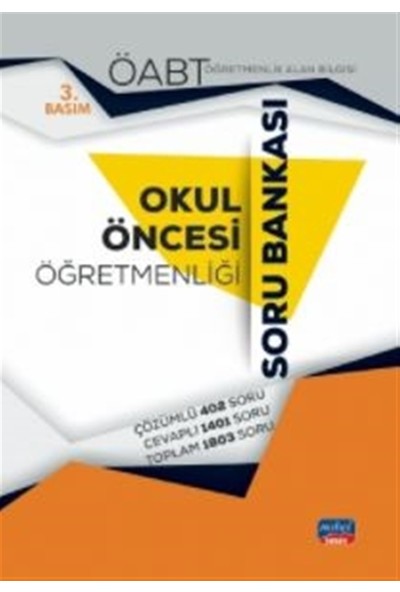 Nobel Sınav Yayınları ÖABT Okul Öncesi Öğretmenliği Soru Bankası Öğretmenlik Alan Bilgisi Nobel Sınav Yayınları ÖABT Okul Öncesi Öğretmenliği Soru Bankası Öğretmenlik Alan Bilgisi