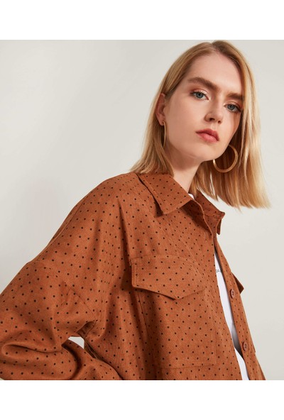 Miss İpekyol Puantiye Desen Gömlek