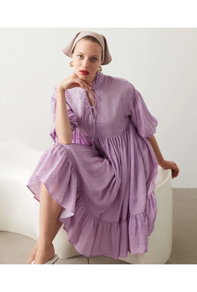 İpekyol Puantiye Desen Elbise