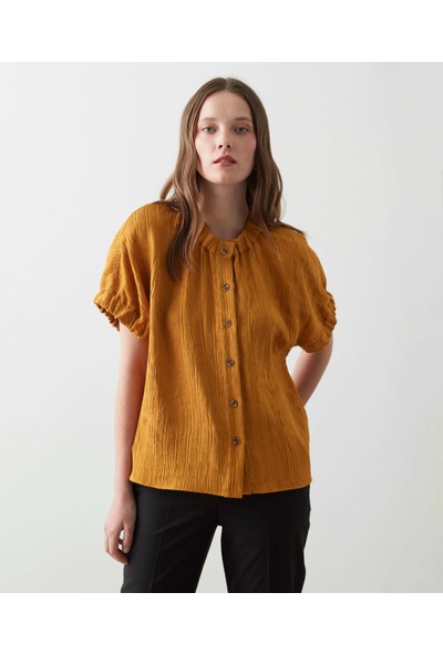 İpekyol Dokulu Kumaş Bluz