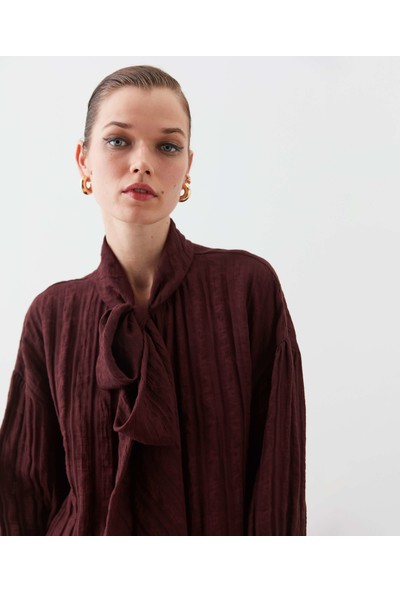 İpekyol Bağcık Yaka Bluz