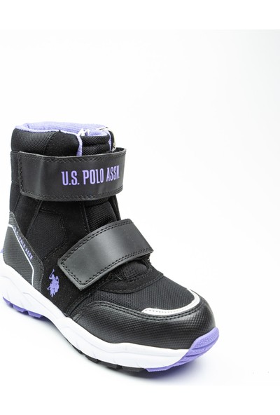 U. S. Polo Assn 101053032 Enzo Hi Siyah Çocuk Sneaker