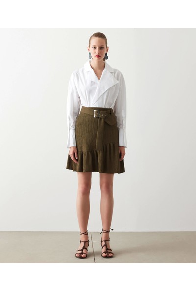 İpekyol Dokulu Kumaş Etek