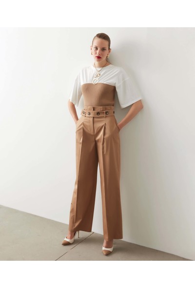 İpekyol Kemer Detaylı Pantolon
