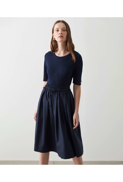 İpekyol Teknik Kumaş Mix Etek